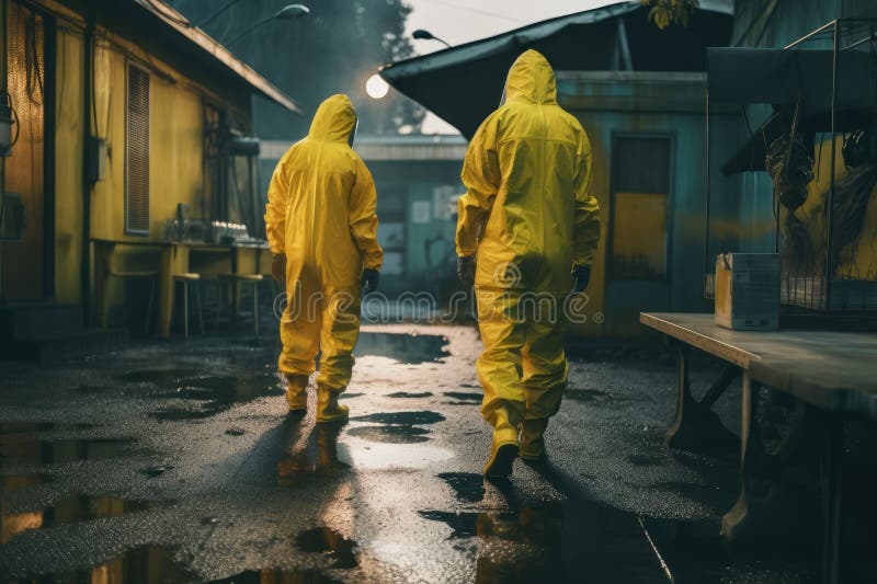 Collecting Hazardous Material Generative AI Stock Illustration ...