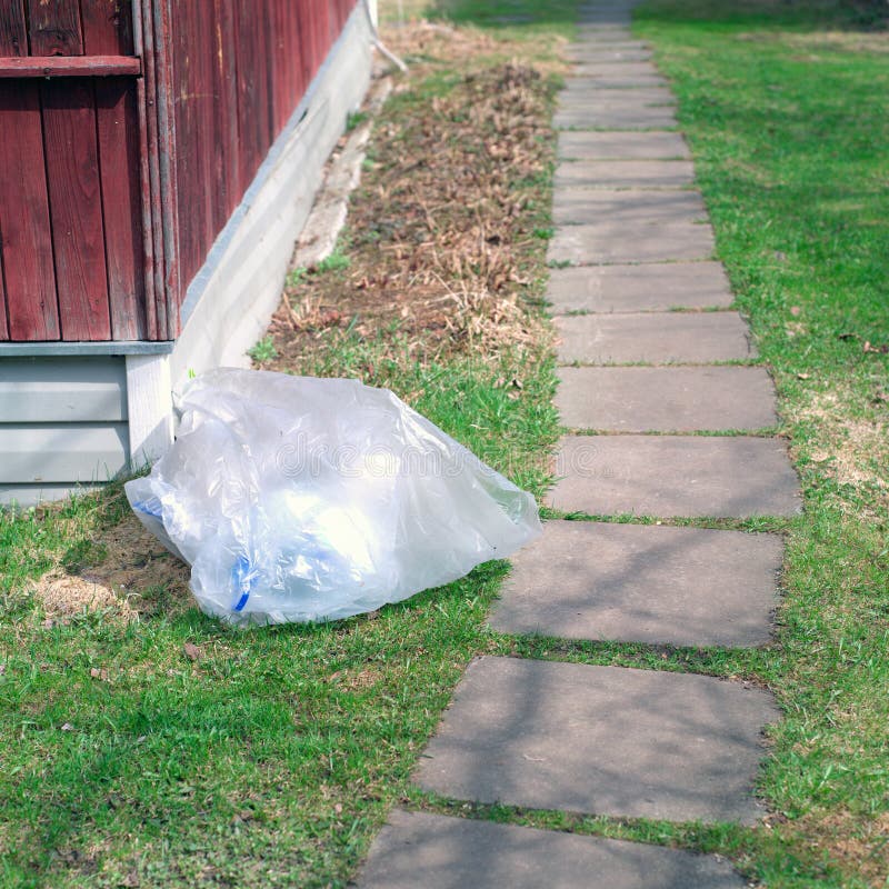 Collecting Household Rubbish Stock Image - Image of rubbish, trash ...