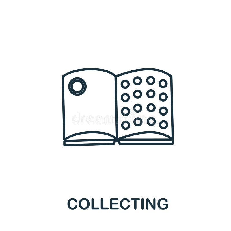 Collecting Icon. Trendy Collecting Logo Concept on White Background ...