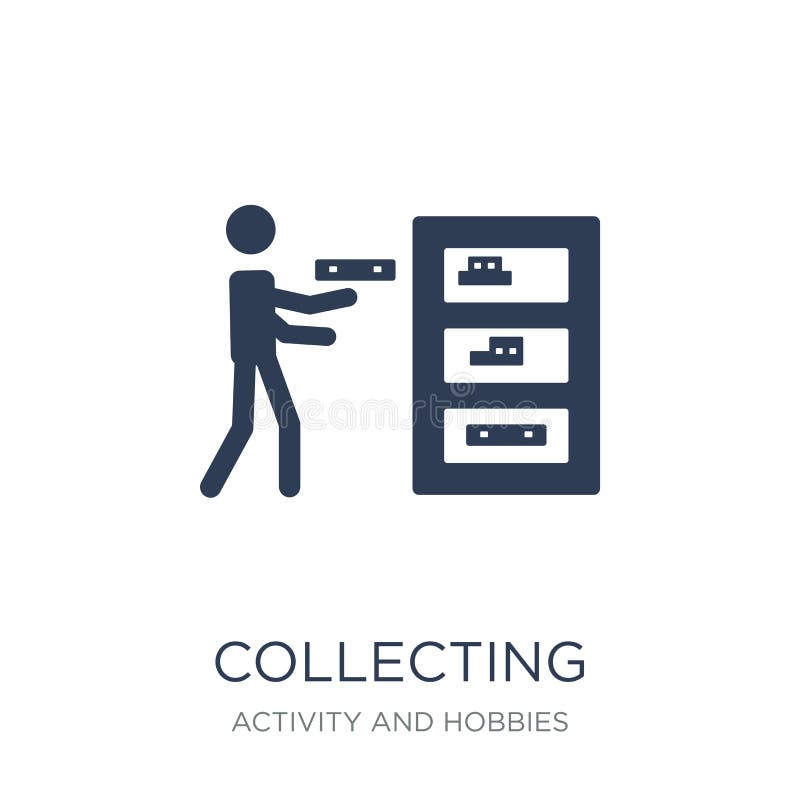 Collecting Icon. Trendy Collecting Logo Concept on White Background ...