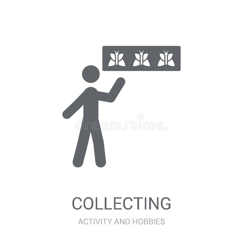 Collecting Icon. Trendy Collecting Logo Concept on White Background ...