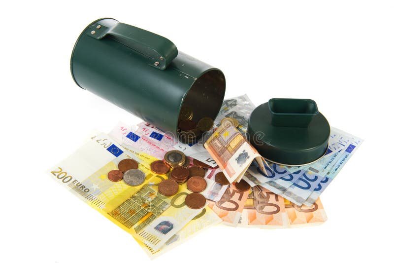 Collecting money stock photo. Image of euro, banknotes - 19833914