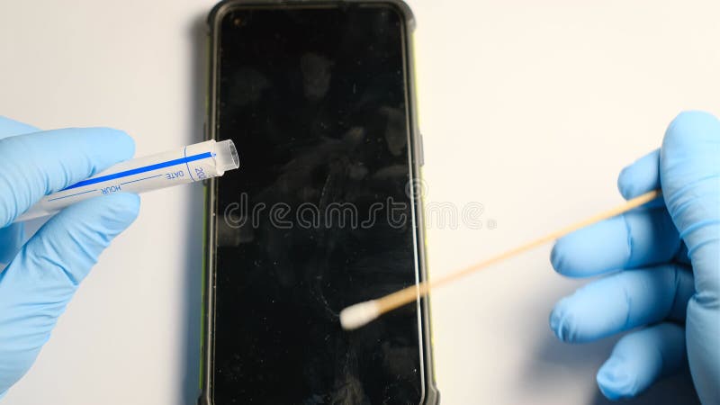 Collecting Sample for Laboratory Testing Bacterial Contamination of ...