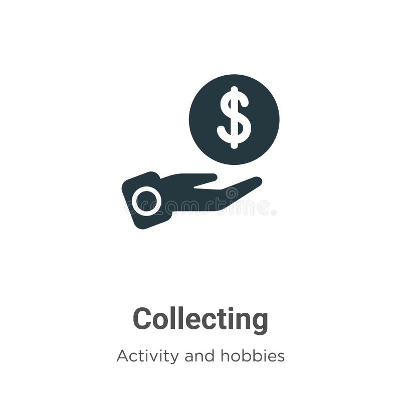 Collecting Icon On White Background. Simple Element Illustration From ...