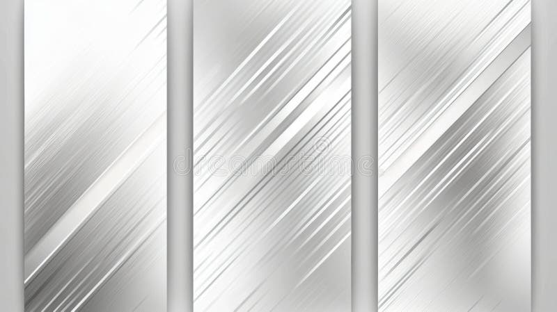 A Collection of Abstract Artworks Featuring Diagonal Lines in Shades of ...