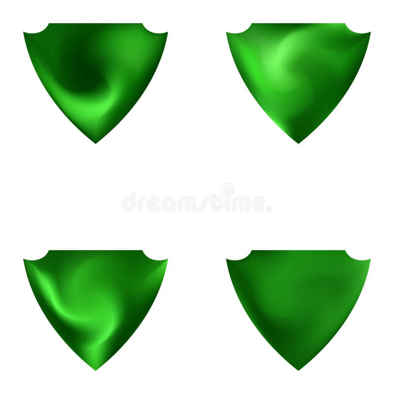 Collection of Abstract Backgrounds in the Form of a Shield Stock ...