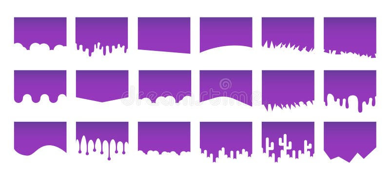 Collection of Abstract Design Element for Top, Bottom Page Web Site ...