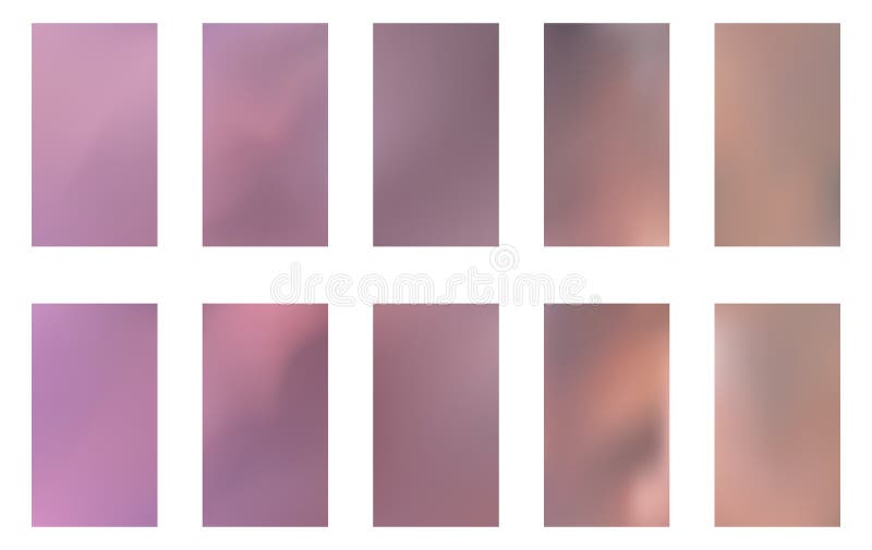 Collection of Abstract Gradient Mesh Futuristic Vector Backgrounds ...