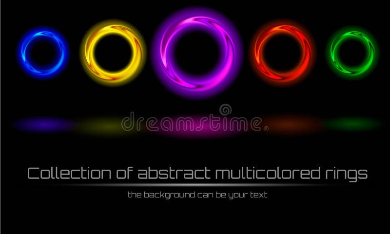 Abstract 3D glowing logo stock vector. Illustration of swirl - 19360278