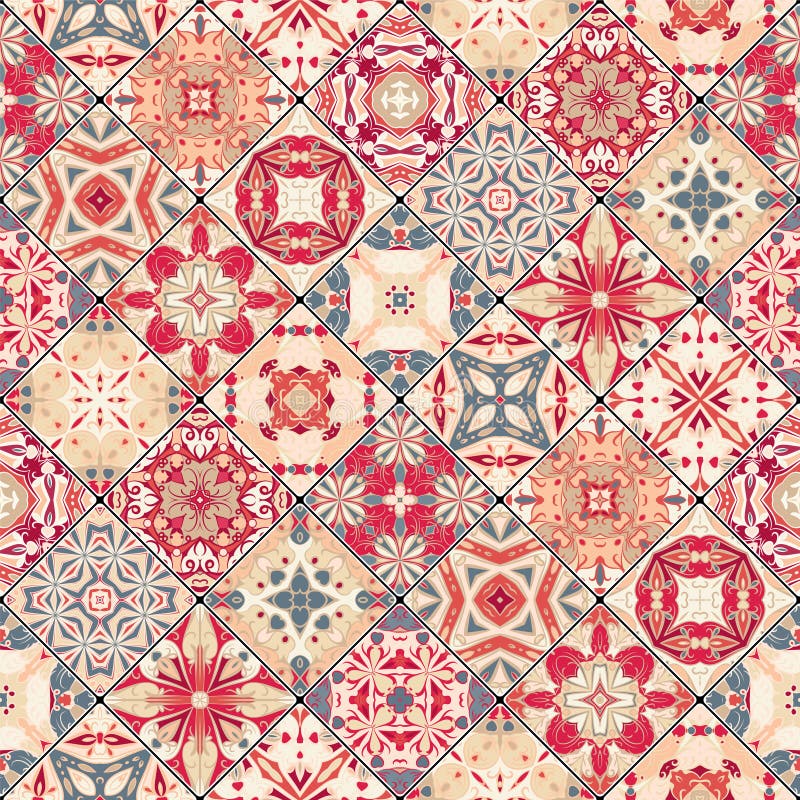 Collection of Abstract Patterns Stock Vector - Illustration of ...