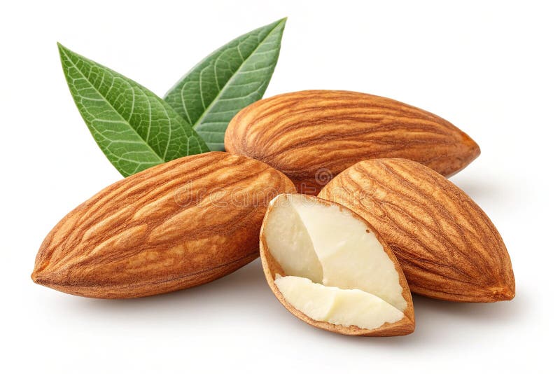 Almonds Isolated on Transparent Background Png Stock Illustration ...