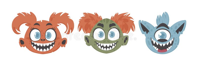 A Collection of Amusing and Silly Images of Strange Creatures. Cartoon ...