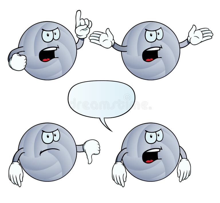 Angry volleyball set stock vector. Illustration of rage - 29884733