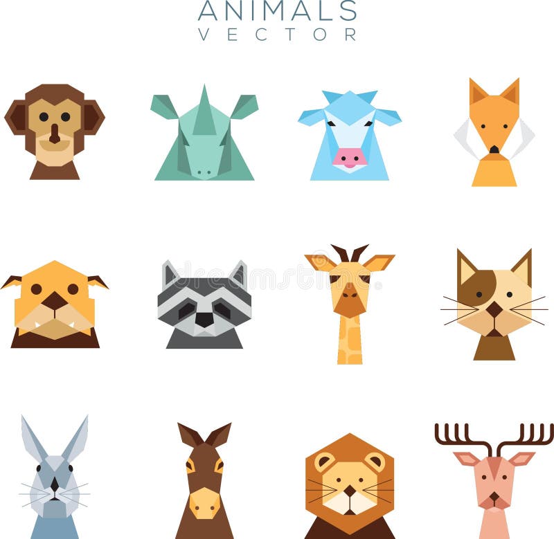Collection of Animal Vectors. Vector Illustration Decorative Design ...
