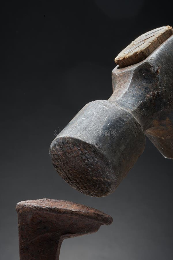 A Collection of Antique Hammers Stock Photo - Image of relic, tools ...