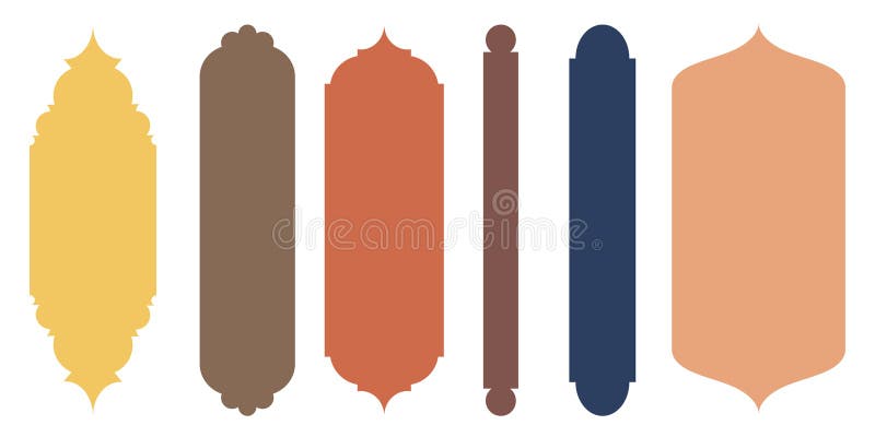 Collection of Arabian Oriental Windows, Arches and Doors. Modern Design ...