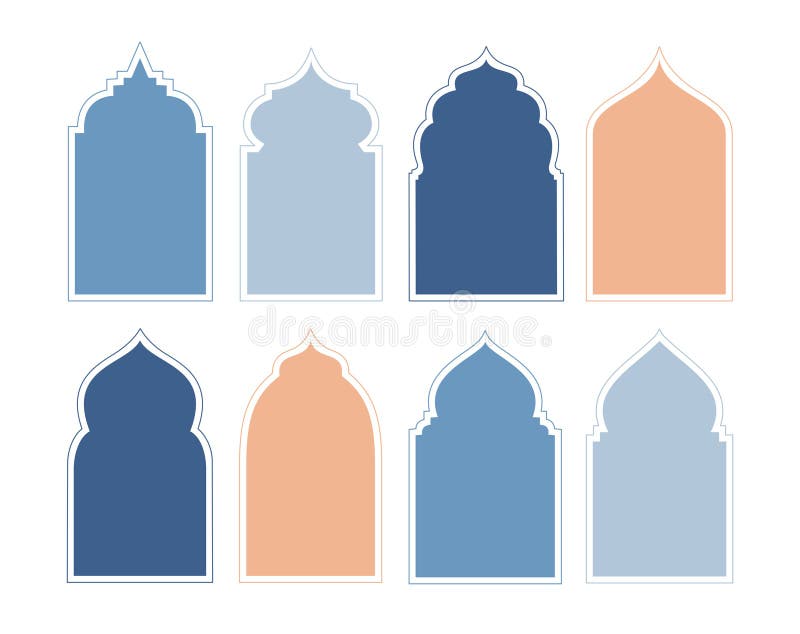 Arabic Window Shapes Stock Illustrations – 1,453 Arabic Window Shapes ...