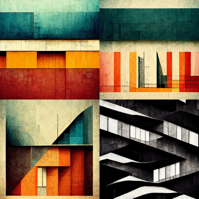 Collection of Architectural Background Stock Illustration ...