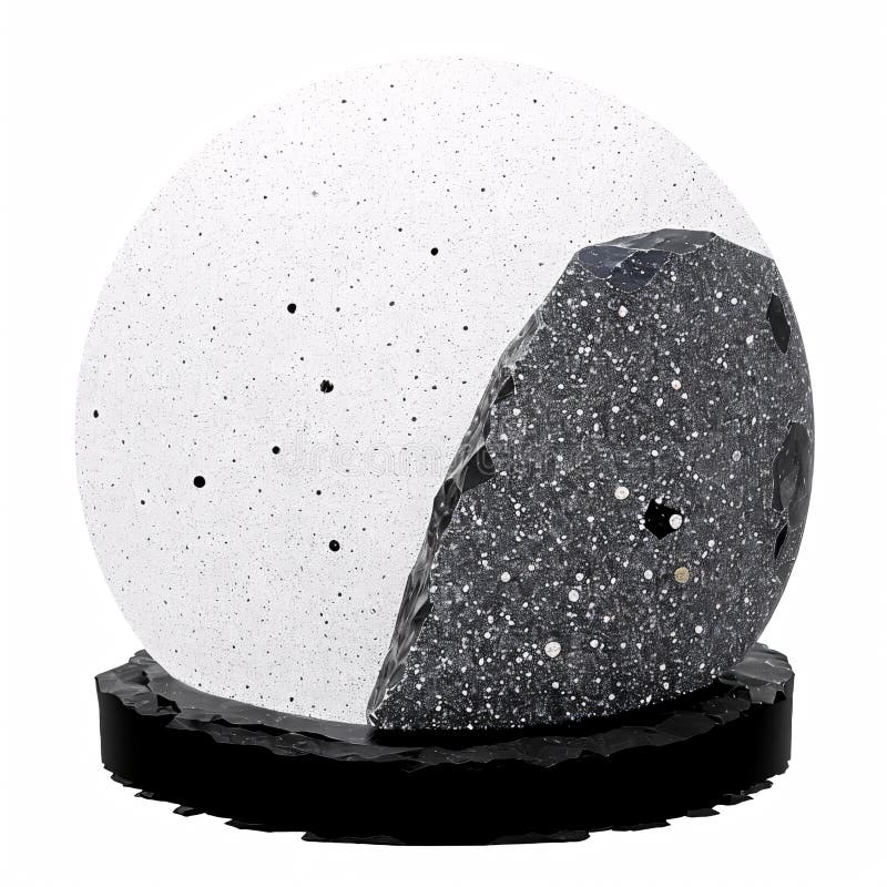 Space Mining Base Operation on the Moon with Planet Earth in the Stock ...