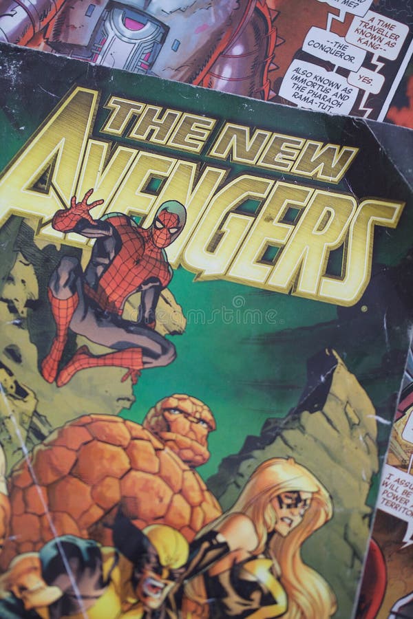 Avengers Marvel Comics Superhero Editorial Photography - Image of ...