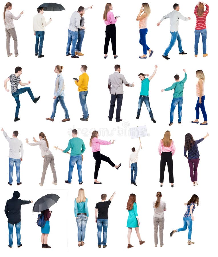 Back view group of people stock photo. Image of group - 23092818