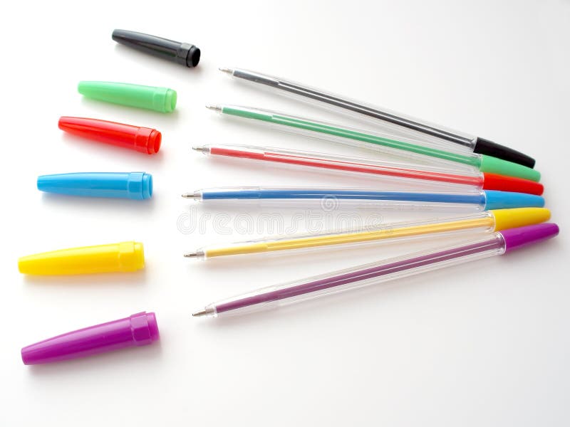 Collection of Ball-point Pen Stock Photo - Image of blue, pens: 33149436