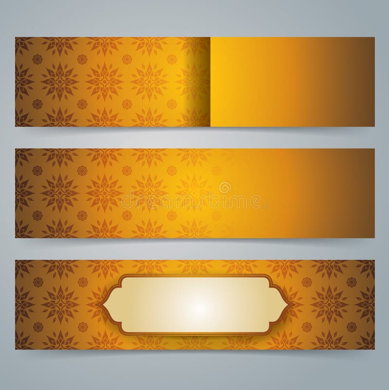 Collection Banner Design, Asian Art Background. Stock Vector ...
