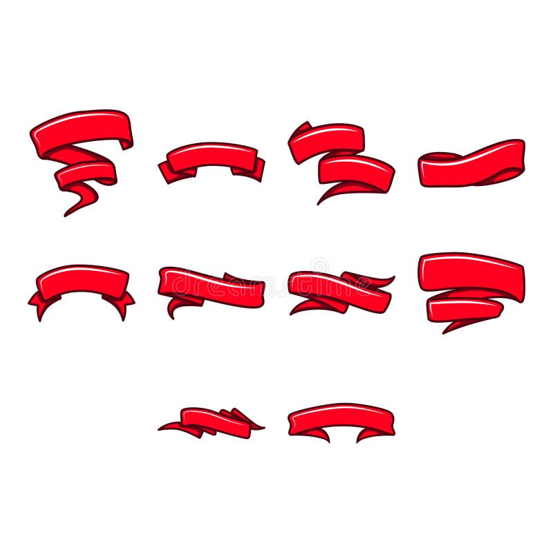 Banner icon set stock vector. Illustration of collection - 277711212