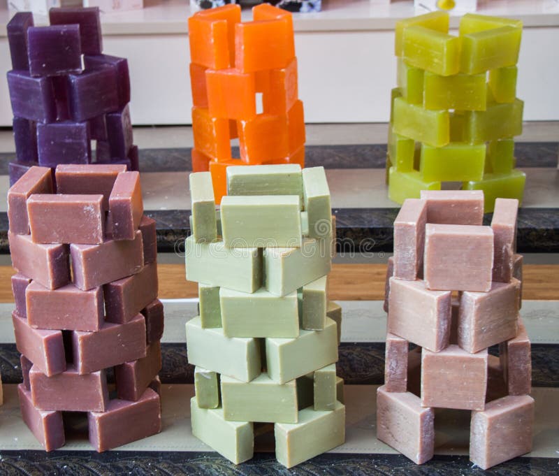 Collection of Bars of Hand Made Soap Stock Photo - Image of soap ...