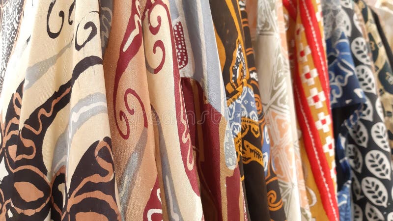 Variety Vibrant Fabrics Showcasing Different Textures Patterns Stock ...