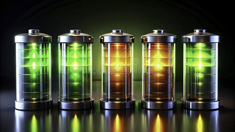 Mobile Phone Battery Indicator Graphics Comprehensive UI Design for ...