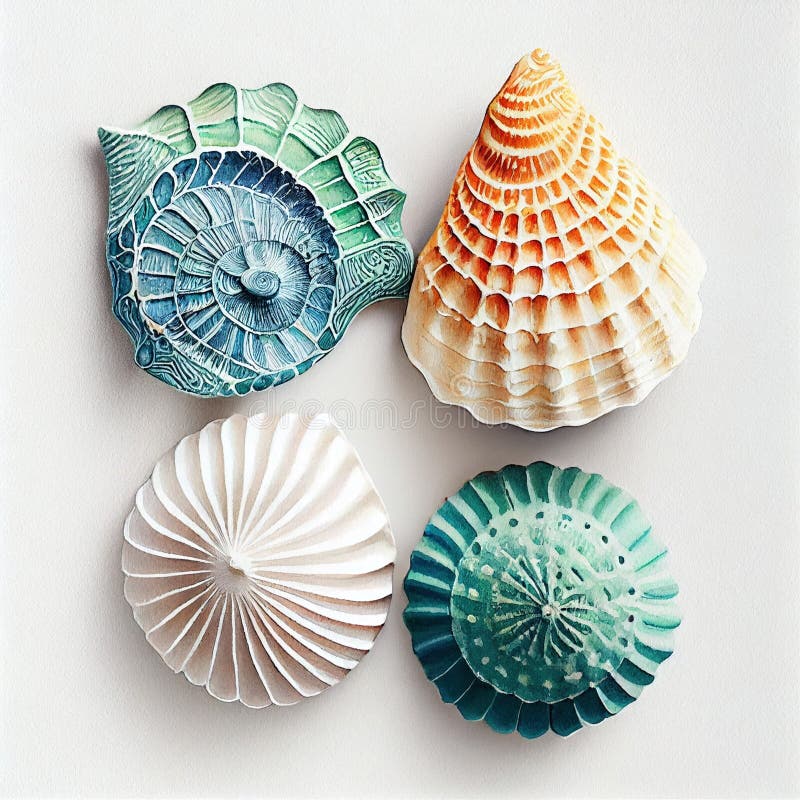 A Collection of Beach Shells with Distinct Textures and Colors, Made ...