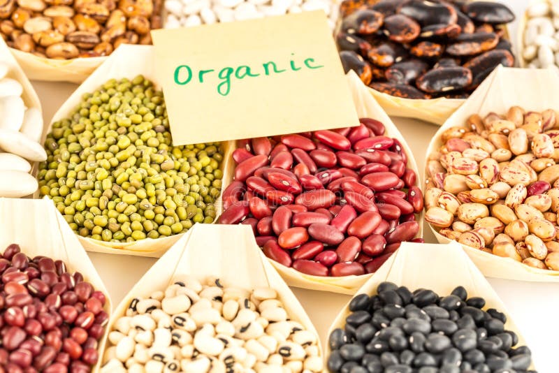 Collection of beans stock image. Image of cuisine, borlotti - 161080233