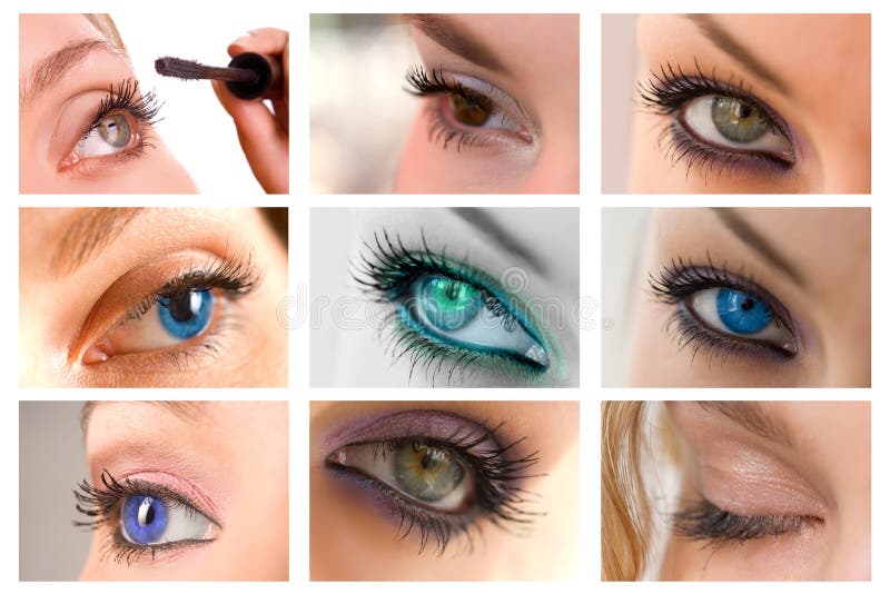Collection of Beautiful Eyes Stock Photo - Image of eyelids, iris: 4649068