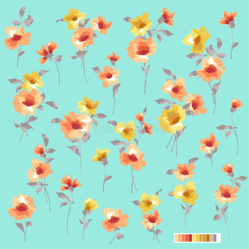 I Made a Beautiful Flower with a Vector, Stock Vector - Illustration of ...