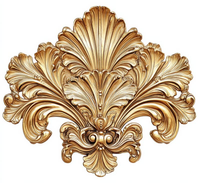 A Collection of Beautiful Gold Picture Frames Displayed on a White ...