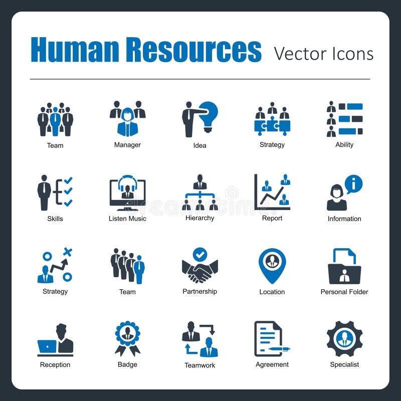 Human Resources stock vector. Illustration of location - 264688630