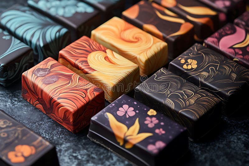 A Collection of Beautifully Designed Chocolate Boxes with Intricate ...