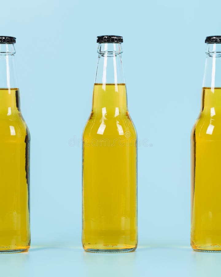 Collection of Beer Bottle Photo Stock Image - Image of transparent ...