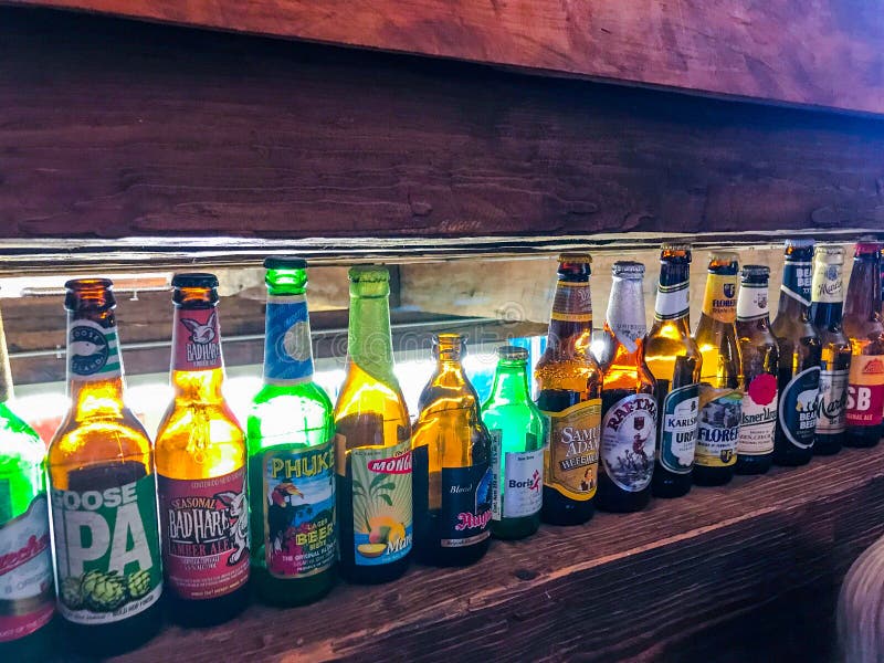 Collection of old beer editorial stock photo. Image of water - 36116438