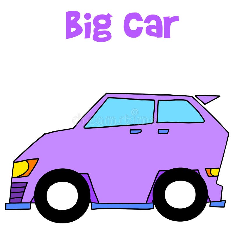 Collection of Big Car Vector Art Stock Vector - Illustration of ...