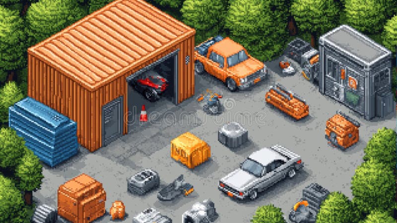 Collection of 8-bit Pixel Art Enemy Sprites Featuring a Nostalgic Low ...