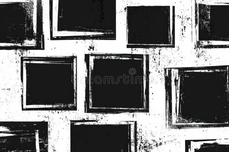 Abstract Black Grunge Rectangles for Creative Design Projects and ...
