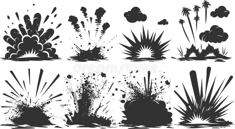 Explosion Silhouette