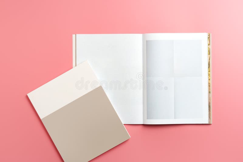 A Collection of Blank Papers Stacked on a Pink Surface for Creative ...