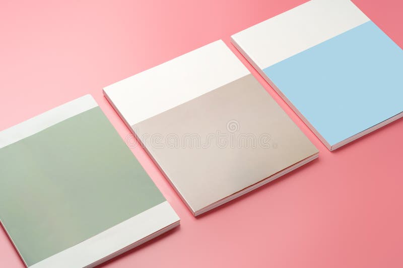 A Collection of Blank Papers Stacked on a Pink Surface for Creative ...