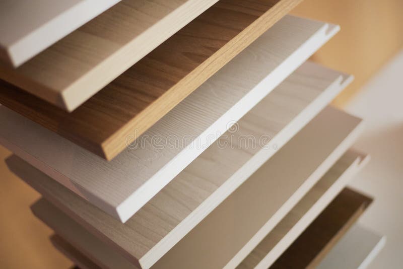 Collection of Boards Made of Different Types of Wood Stock Image ...