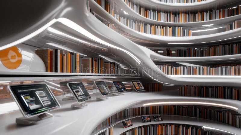 A Collection of Books Stacked on a Shelf, Waiting To Be Read Stock ...
