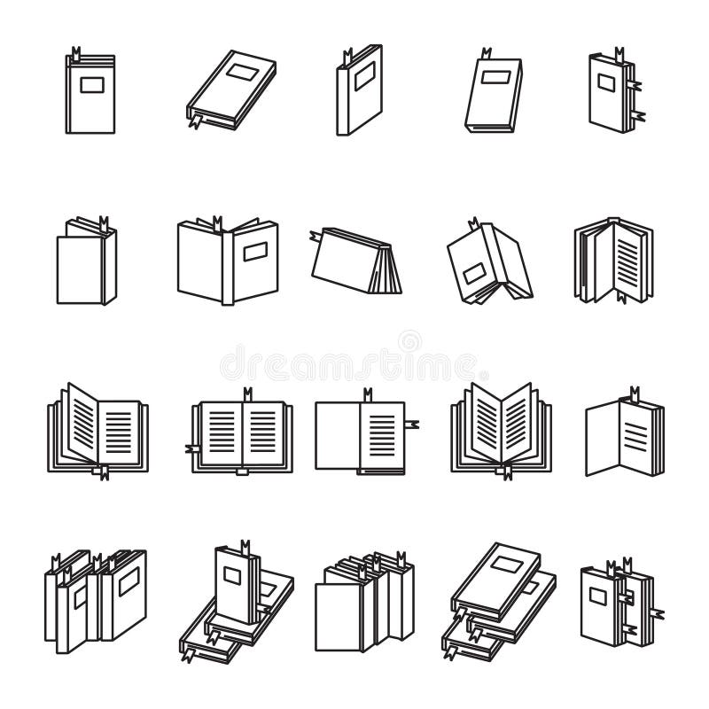 Books Pictograms Stock Illustrations – 663 Books Pictograms Stock ...