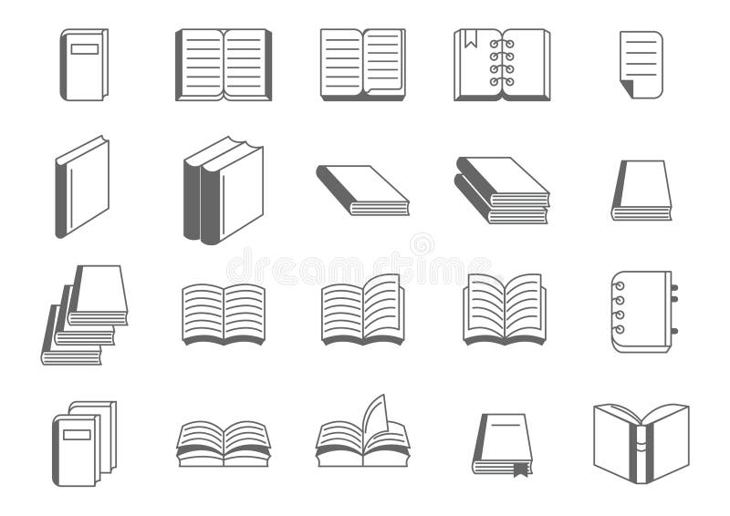 Collection of Books. Vector Illustration Decorative Design Stock Vector ...